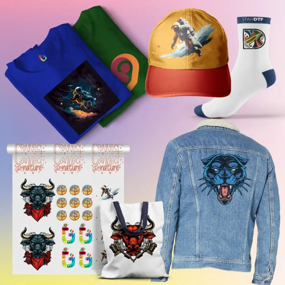 Custom DTF Transfers | DTF Prints by Size | Star DTF